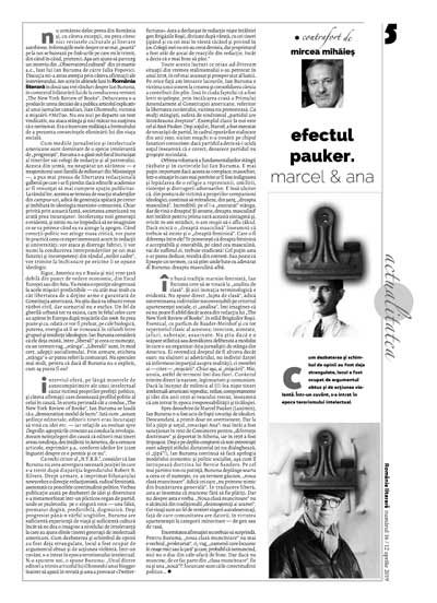 Efectul Pauker. Marcel & Ana – Romania literara